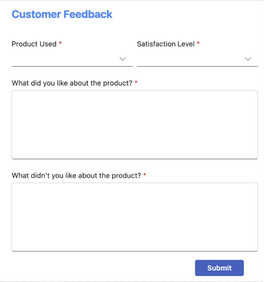 Customer Feedback Forms: Real-Time Insights to Your CRM